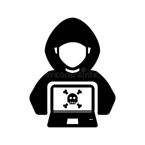Hacker Icon Hacking Cyber Crime Stealing Data Stock Illustration Illustration Of Stealing