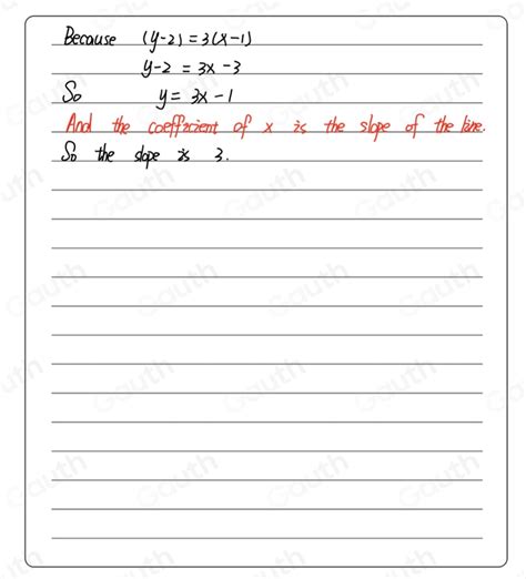 Solved Anya Graphed The Line Y 23x 1 On The Coordinate What Is
