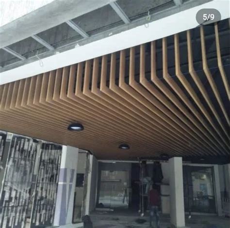 Aluminum Galvanised Aluminium Colour Coated Triangular Open Ceiling