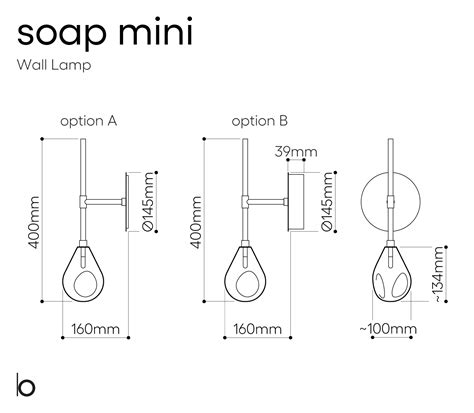 Soap Mini Wall Sconce Frosted Brushed Silver Bomma