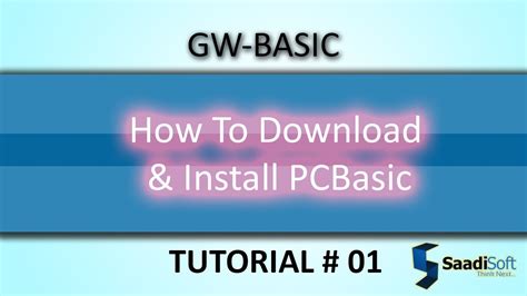 how to download and install pcbasic gw basic tutorial 1 youtube