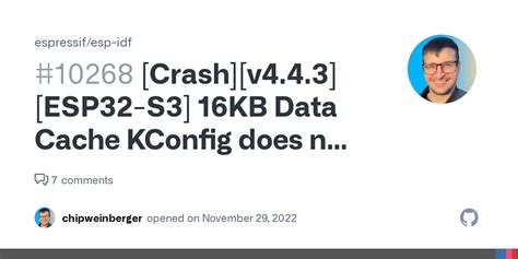 Crash V Esp S Kb Data Cache Kconfig Does Not Work It S