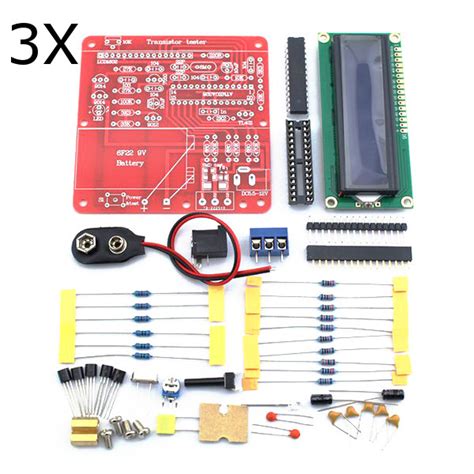 Aanbieding 3pcs Original Hiland Diy Multifunction Transistor Tester Kit For Lcr Esr Pwm