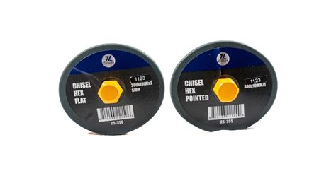 25 384 12 Inch Heavy Duty Hex Pointed Head And Flat Head Chisel With Hand Protection Masonry