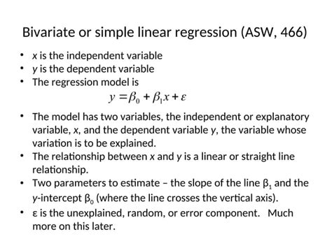 Unit V Introduction To Simple Linear Regressionppt