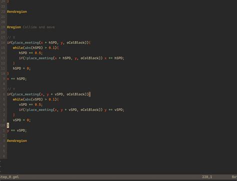 I Made A Vim Syntax Highlight Plugin For Gamemaker In Case Anyone Is