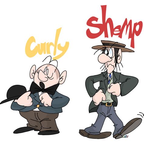 Curly And Shemp By Superzachworldart On Deviantart