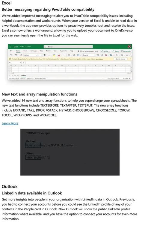 Microsoft Brings New Features To Outlook And Excel For Office Insiders