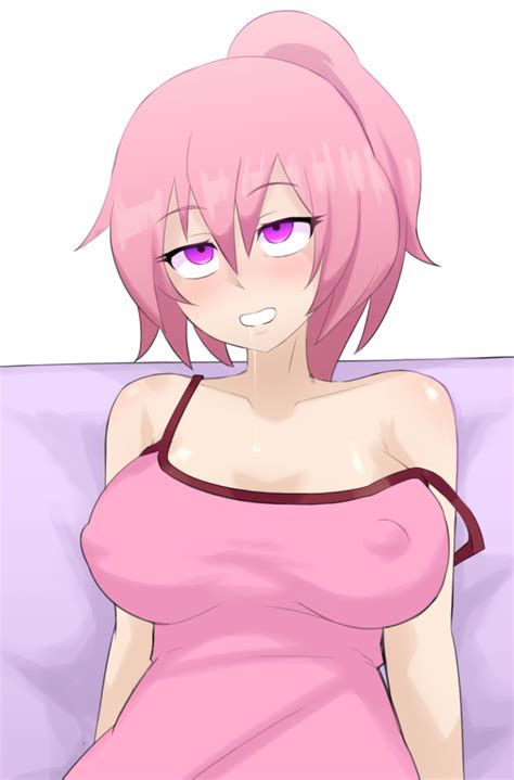 Rule 34 Big Breasts Cleavage Crystal Lewd Zko Drool On Breasts Drooling Erect Nipples Erect