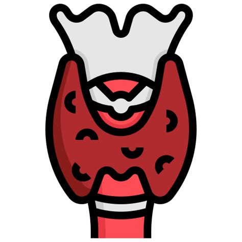 Thyroid Generic Outline Color Icon