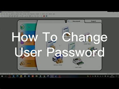 How To Change User Password 如何更换用户密码 SQL Software YouTube