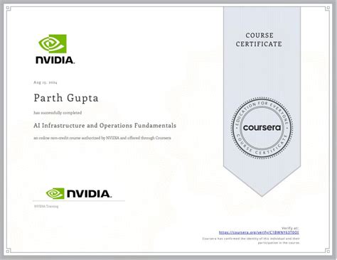 Parth Gupta On Linkedin 🚀 Excited To Share That Ive Recently Earned The Ai Infrastructure And