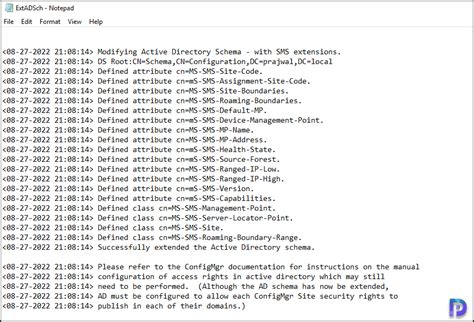 Fix Sccm Extend Ad Schema Error Code 1355