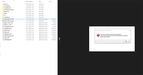 Error The Procedure Entry Point Createevent Could Not Be Located During Installation Of Qt C