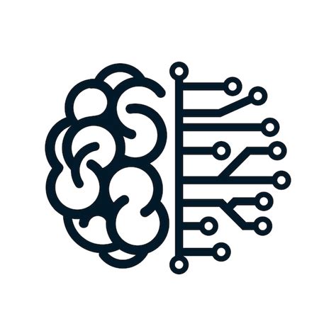 Premium Vector Brain And Technology Unique Logo