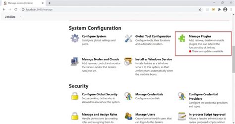 Jenkins Manage Plugins How To Manage Update Uninstall