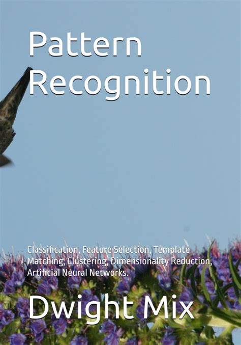 Pattern Recognition Classification Feature Selection Template Matching Clustering