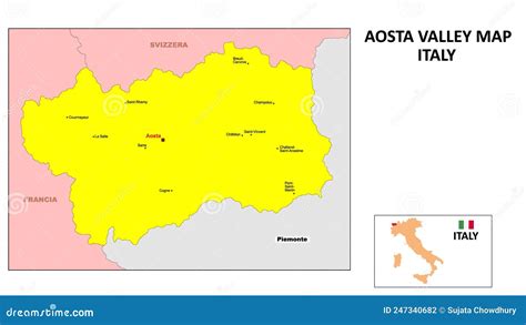 Map Of Aosta Valley