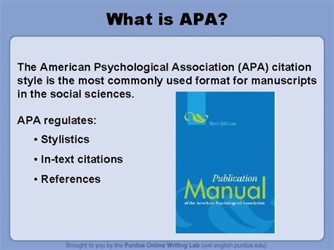 Apa Formatting And Style Guide What Is Apa