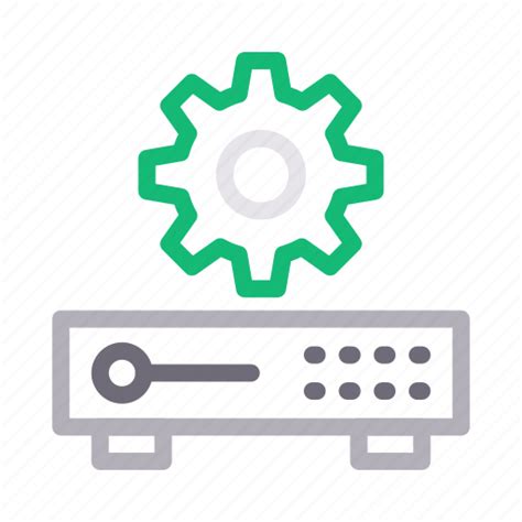 Configure Database Gear Server Setting Icon Download On Iconfinder