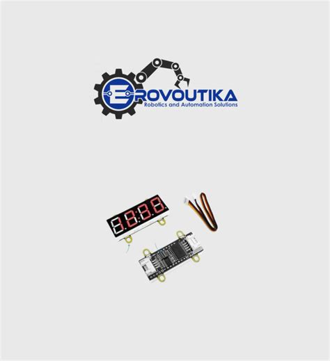 M5stack Red 7 Segment Digit Clock Unit Shop Erovoutika