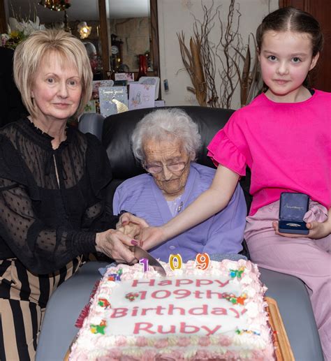No Call For Fuss Says Ruby Druce As Castlefin Woman Celebrates 109th