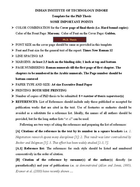 Template For Ph D Thesis Pdf Thesis Doctor Of Philosophy