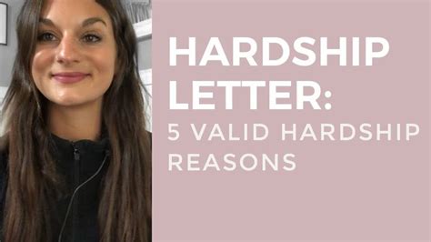 How To Write The Best Hardship Letter The Valid Hardship Reasons