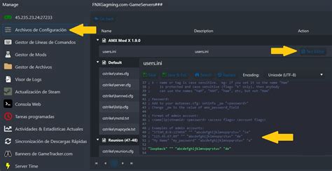 Counter Strike 1 6 CS 1 6 Agregar Admins De AMX Mod X FNXGaming Com