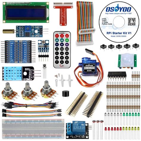 Osoyoo Diy Basic Starter Learning Kit For Raspberry Pi