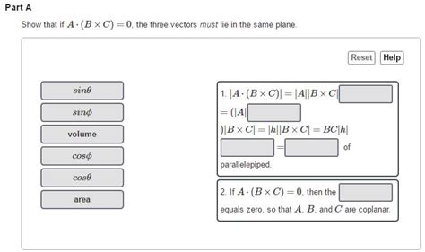 solved problem 4 3 given the three nonzero vectors a b and