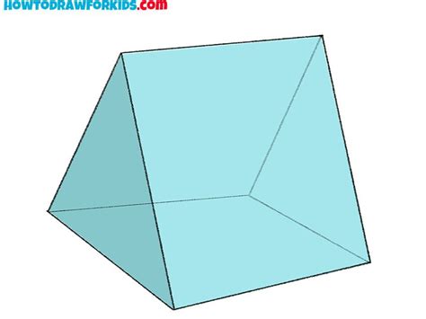 How To Draw A Triangular Prism