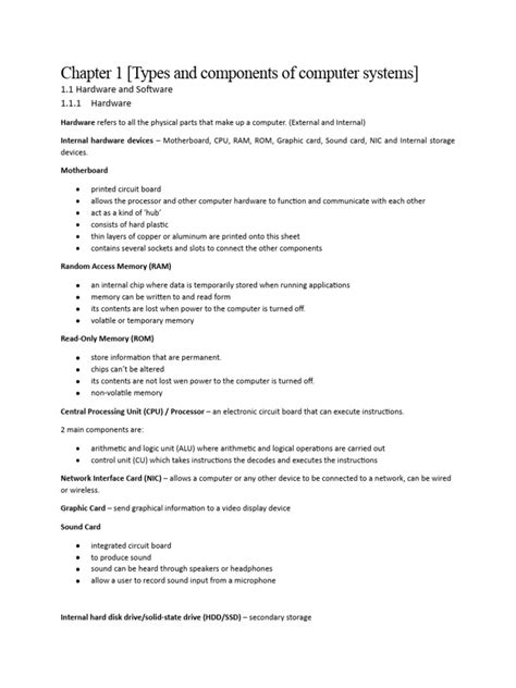Chapter 1 Pdf Computer Data Storage Computer Hardware