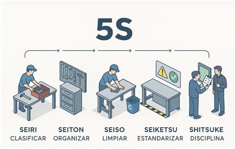 Las 5s Son Un Sistema De Gestión Para Organizar Y Limpiar El Lugar De