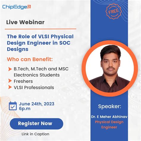 Vlsi Vlsicourse Webinar Onlineevent Learning Semiconductor