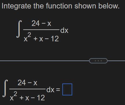 Solved Integrate The Function Shown Below Use The Chegg