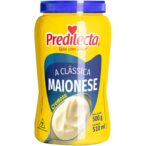 Maionese Predilecta Tradicional Pote 500g Destro