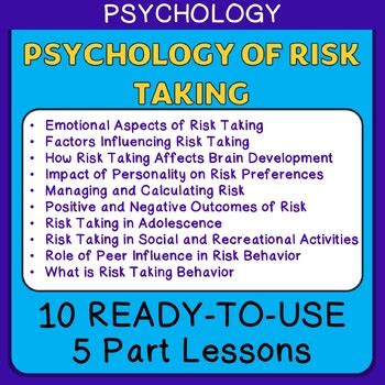 Psychology Of Risk Taking Factors Personality Impact Outcomes Peer
