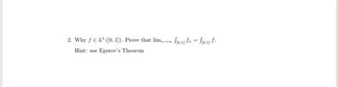 Solved Let Fr Be A Sequence Of Functions In L 0 1 Chegg Com