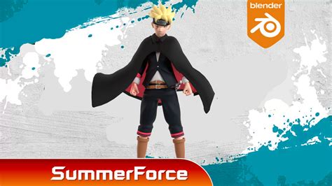 🥷 Boruto Uzumaki Boruto Two Blue Vortex・ Stl File For 3d Printing・cults