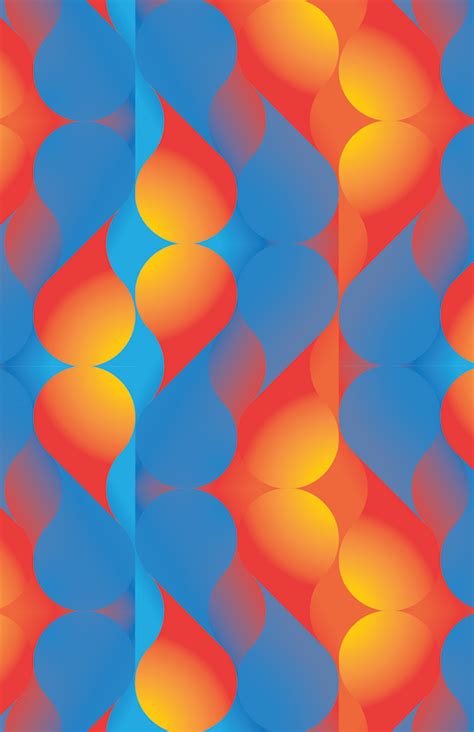 giallo blu e rosso variatio testing blending modes behance