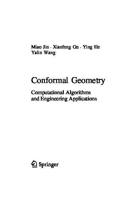 Conformal Geometry Computational Algorithms And Engineering