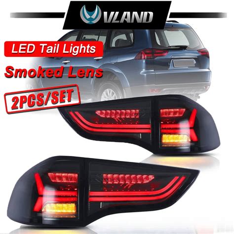 For 09 14 Mitsubishi Pajero Sport 2th Gen Kgkhpb Vland Led Tail