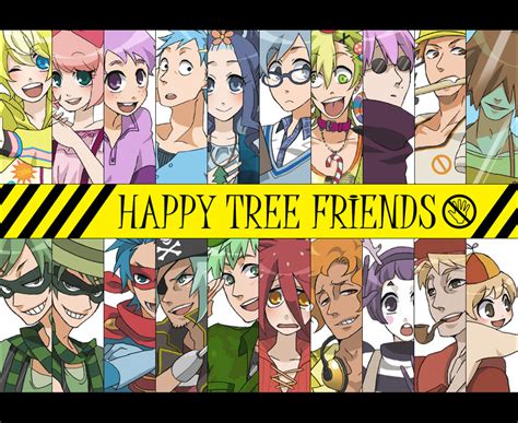 Flaky Flippy Giggles Cuddles Nutty And 14 More Happy Tree Friends