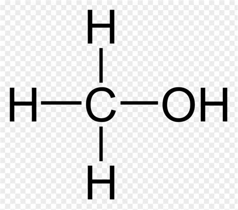Lewis Structure Methanol Structural Formula Chemical Png Image Pnghero