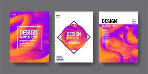 홀로그램 추상 배경 템플릿 디자인 3 차원 벡터 홀로 그래피 호 레이아웃 유체 유행 디자인 0명에 대한 스톡 벡터 아트 및 기타 이미지 Istock