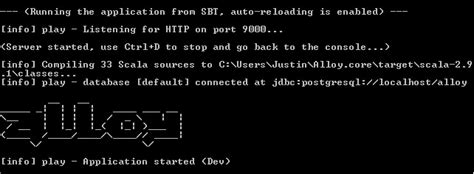 compiler construction play 2 0 hangs on application started dev after compile no errors