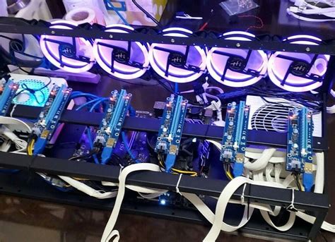 Mining Hardware Cooling Gpu In A Rig Bitcoin Stack