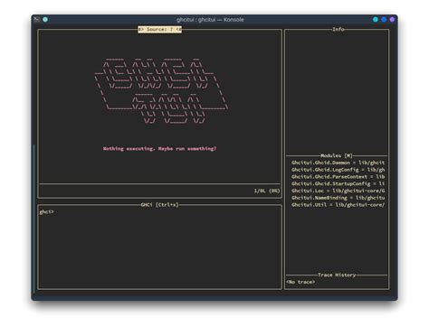 Github Crystalsplitterghcitui A Terminal User Interface For The Glasgow Haskell Compiler