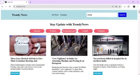 Pallavi Walve On Linkedin Reactjs Apis Css Webdevelopment Newssearchapp Projects